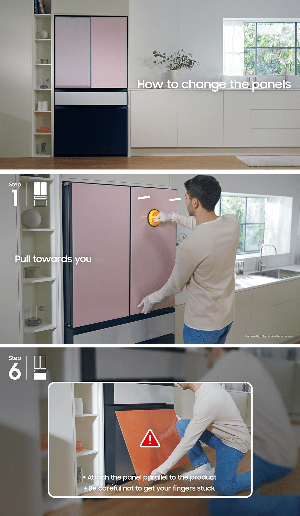 SAMSUNG Bespoke Panel Installation Film