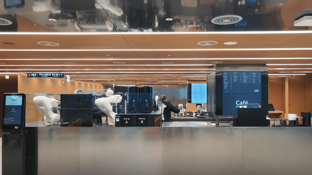 2021 KIA FLAGSHIP STORE ROBOT BARISTA