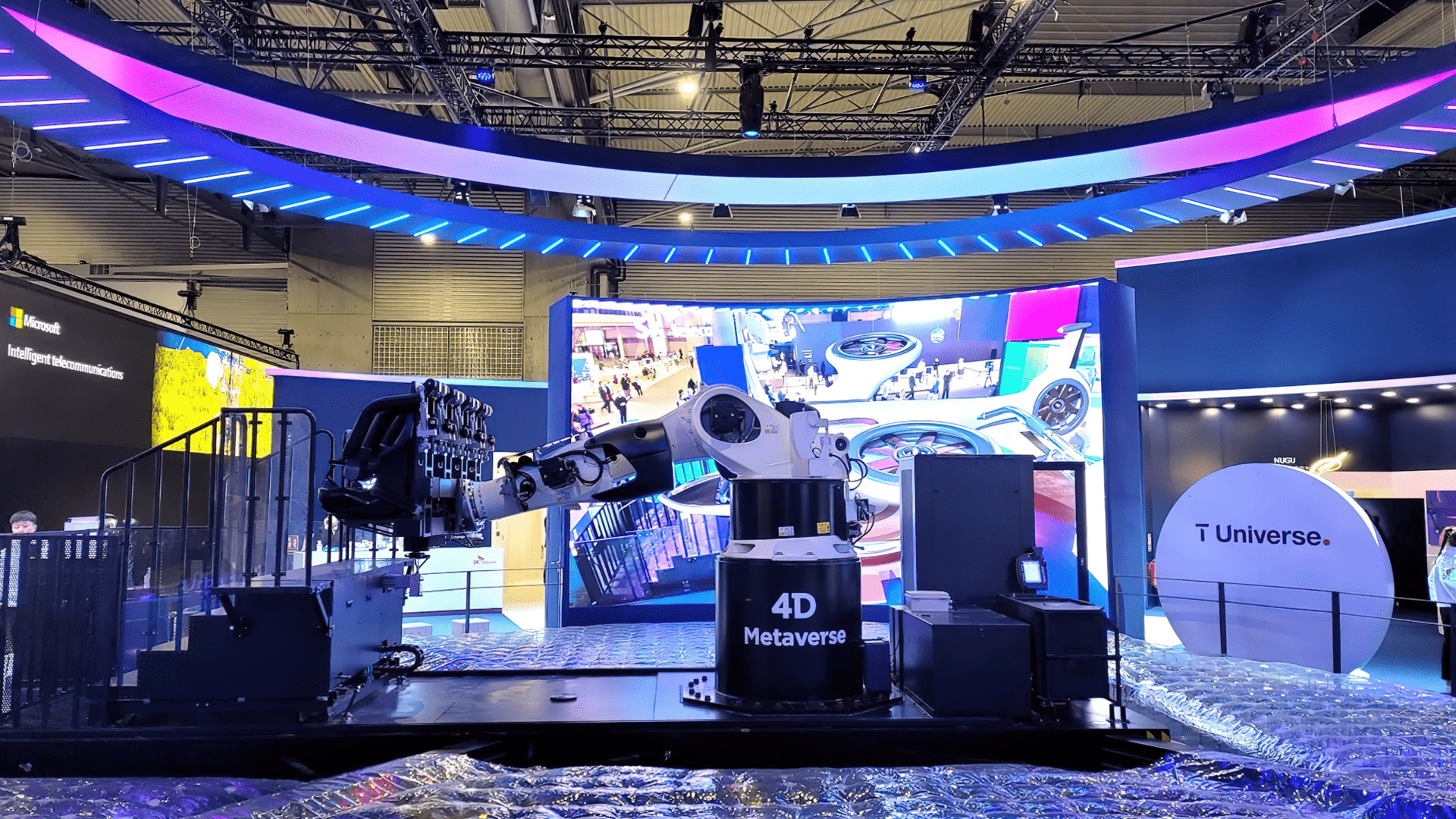 MWC 2022 SK Telecom UAM 4D Metaverse